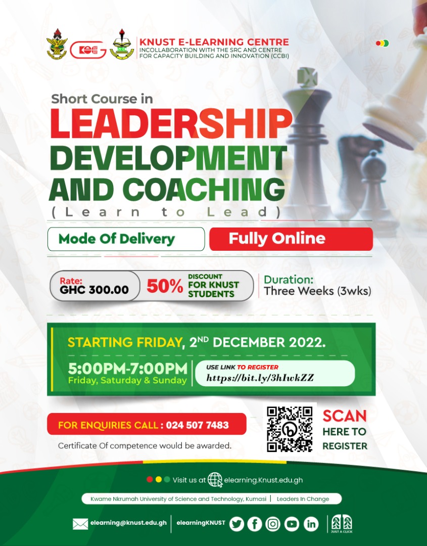 onlineRegister_LeadershipDevelopment | Elearning, KNUST